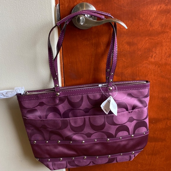 Coach | Bags | Nwt Coach Berry Colored Shoulder Bag | Poshmark